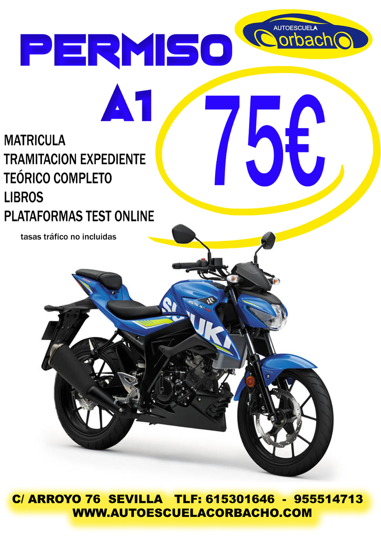 Autoescuela Corbacho Carnet B Al Mejor Precio Permiso A1